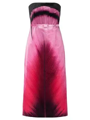 MARY KATRANTZOU Slim-fit Velvet Dress - No