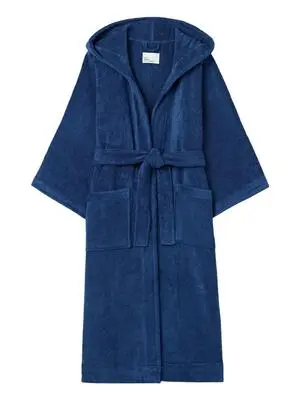 LISA MARIE FERNANDEZ Soft Terrycloth Robe With Hood And Sash