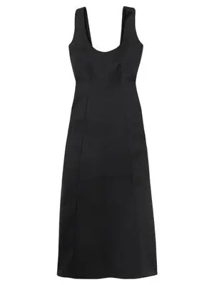Proenza Schouler Isabelle Paneled Midi Dress - Black