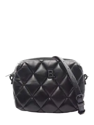 Balenciaga Quilted Leather Camera Bag - Black
