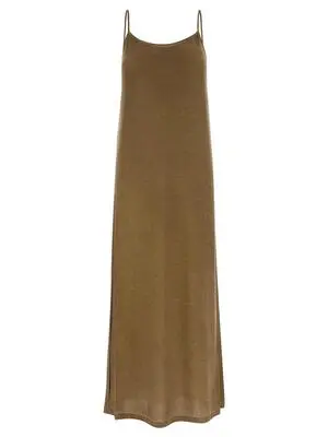 UMA WANG Stretch Modal Daya Dress - Light Brown