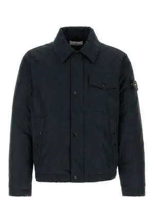 Stone Island Polyester Blend Down Jacket - Blue