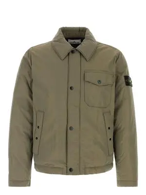 Stone Island Down Jacket - Green