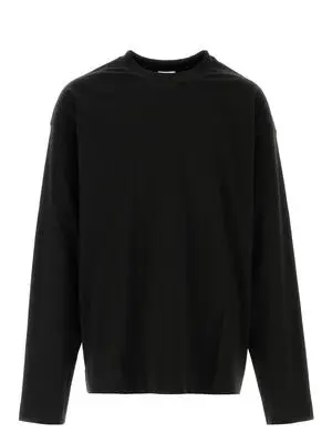 Dries Van Noten Cotton Oversize Hegland T-shirt - Black