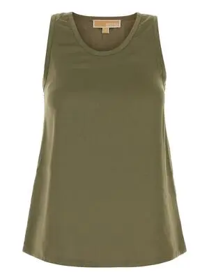 Michael Kors Satin Tank Top - Green