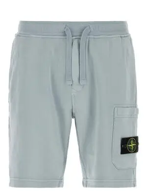 Stone Island Cotton Bermuda Shorts - Blue