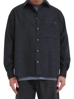 DARKPARK Serge Long Sleeved Shirt - Black