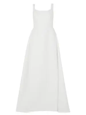 EMILIA WICKSTEAD Emilia Wickstead Vittoria Ruched Cloqué Gown