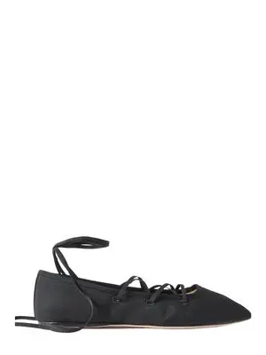 LOEFFLER RANDALL Grosgrain Ballet Flats - Black