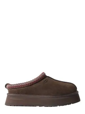 UGG Embroidered Shearling Slip-on Slipper - No