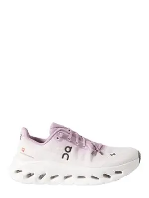 On Cloudmonster" Stretch Recycled-knit Sneakers - White
