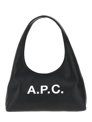 A.p.c. Ninon Baby' Faux Leather Tote Bag - Black