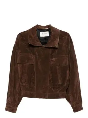 Saint Laurent SAINT LAURENT Vintage Split Leather Jacket Brown