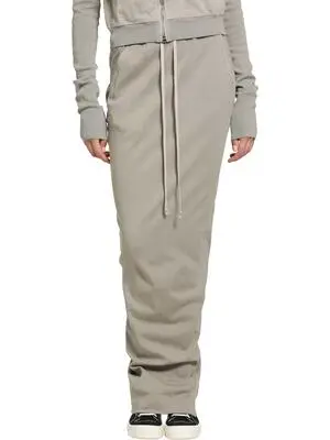 RICK OWENS RICK OWENS DRKSHDW Compact Cotton Jersey Pull On Pillar Skirt