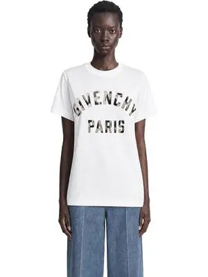 Givenchy Embroidered Logo Cotton T-shirt - White