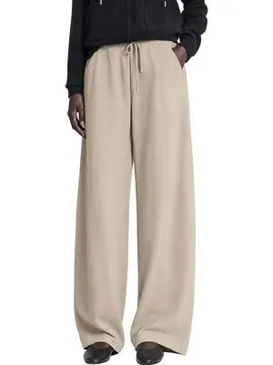 Max Mara Technical Jersey Barrel Leg Trousers - Beige