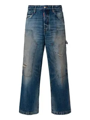 Dsquared2 Grease Monkey Carpenter Jeans - Blue