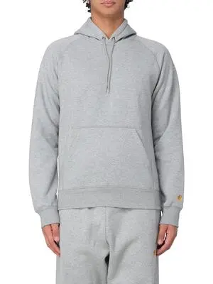 Carhartt Work In Progress Cotton Blend Hooded Sweatshirt - Grey