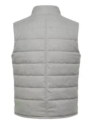 TOMBOLINI Zip-up Quilted Gilet - Grey