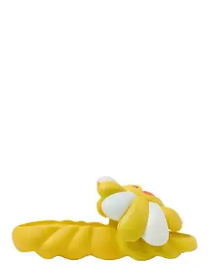 TAKASHI MURAKAMI Ohana Full-bloom Slides - Yellow
