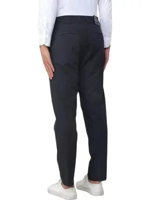 SAVE THE DUCK Tailored Trousers With Welt Pockets - Black