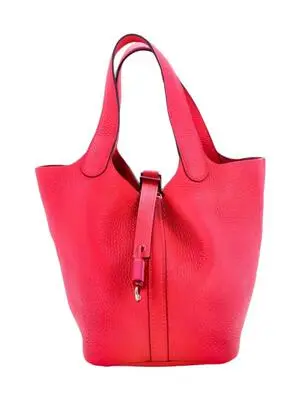 Hermès Clemence Pm Bucket Bag - Pink