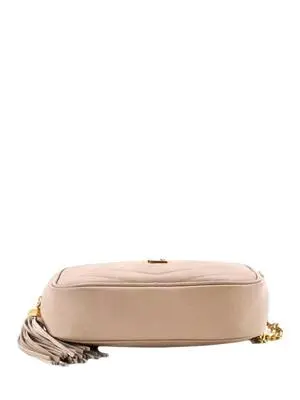 Saint Laurent Saint Laurent Matelassé Chevron Leather Mini Camera Bag Neutrals