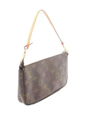 LOUIS VUITTON Louis Vuitton Monogram Pochette Accessoires Handbag Brown