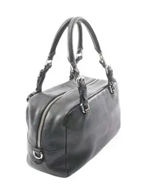 Prada Vitello Daino Handbag - Black