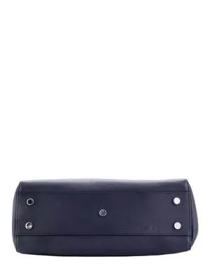 Saint Laurent Rive Gauche Leather Medium Tote Bag - Blue
