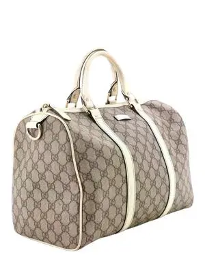 Gucci Gg Coated Canvas Medium Satchel - Neutrals