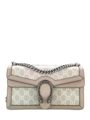 Gucci Dionysus Gg Coated Canvas Leather Small Shoulder Bag - Neutrals