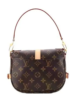 LOUIS VUITTON Monogram Canvas Saumur Bb Crossbody Bag - Brown