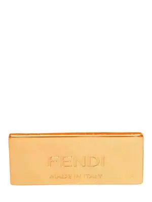Fendi Mini Interlaced Leather Iconic Peekaboo Satchel - Orange