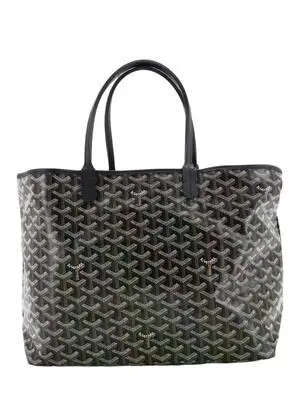 Goyard Saint Louis Coated Canvas Pm Tote Bag - Black