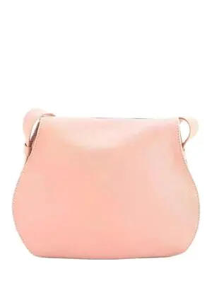 Chloé Marcie Leather Medium Crossbody Bag - Pink