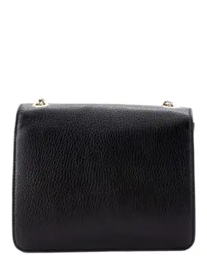 Gucci Interlocking Leather Small Shoulder Bag - Black