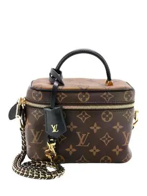 LOUIS VUITTON Louis Vuitton Vanity Satchel Brown