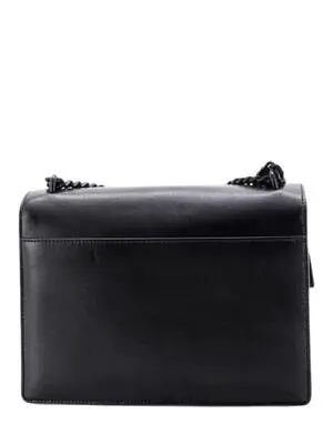 Saint Laurent Medium Sunset Leather Crossbody Bag - Black
