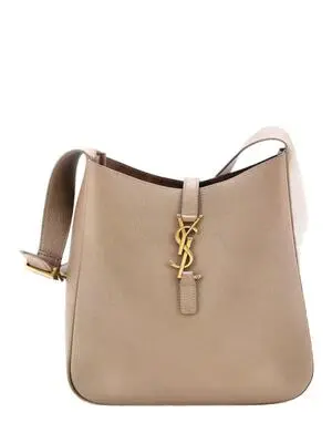 Saint Laurent Le 5 À 7 Supple Leather Small Hobo Bag - Brown