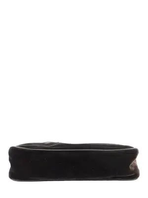 Prada Prada Re-Edition 2005 Velvet Mini Shoulder Bag Brown