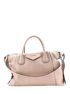 Givenchy Antigona Soft Bag Leather Medium Satchel - Neutrals