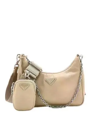 Prada Prada Re-Edition 2005 Shoulder Bag Tessuto Neutrals