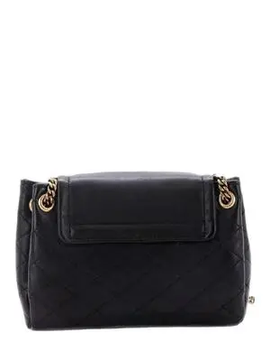 Saint Laurent Nolita Satchel Quilted Leather Mini Crossbody Bag - Black