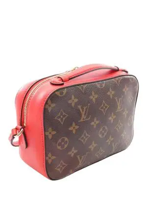 LOUIS VUITTON Monogram Saintonge Shoulder Bag - Red
