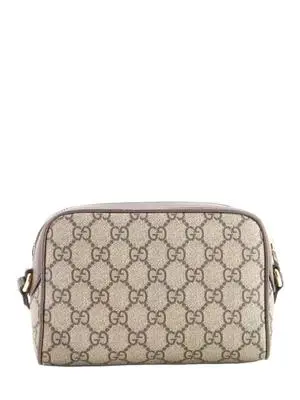Gucci Ophidia Shoulder Bag Nm Gg Coated Canvas Mini Crossbody Bag - Brown