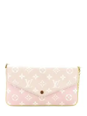 LOUIS VUITTON Felicie Pochette Clutch Bag - Pink