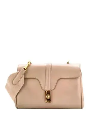 Celine Soft 16 Bag Smooth Calfskin Shoulder Bag - Neutrals
