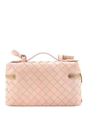 Bottega Veneta Bang Bang Vanity Case Intrecciato Leather Crossbody Bag - Pink