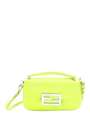 FENDI Fendi Baguette Phone Pouch Silk Satchel